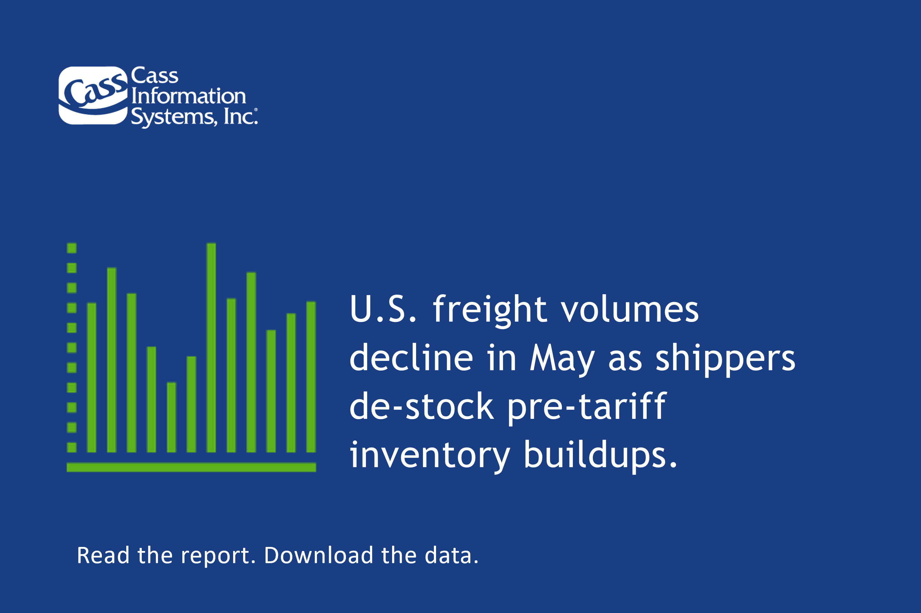 Cass Transportation Index Report | May 2025 | Cass Information Systems